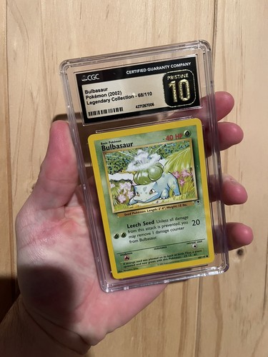 Bulbasaur 68/110 Legendary Collection 2002 Pokemon Card CGC 10 PRISTINE ...
