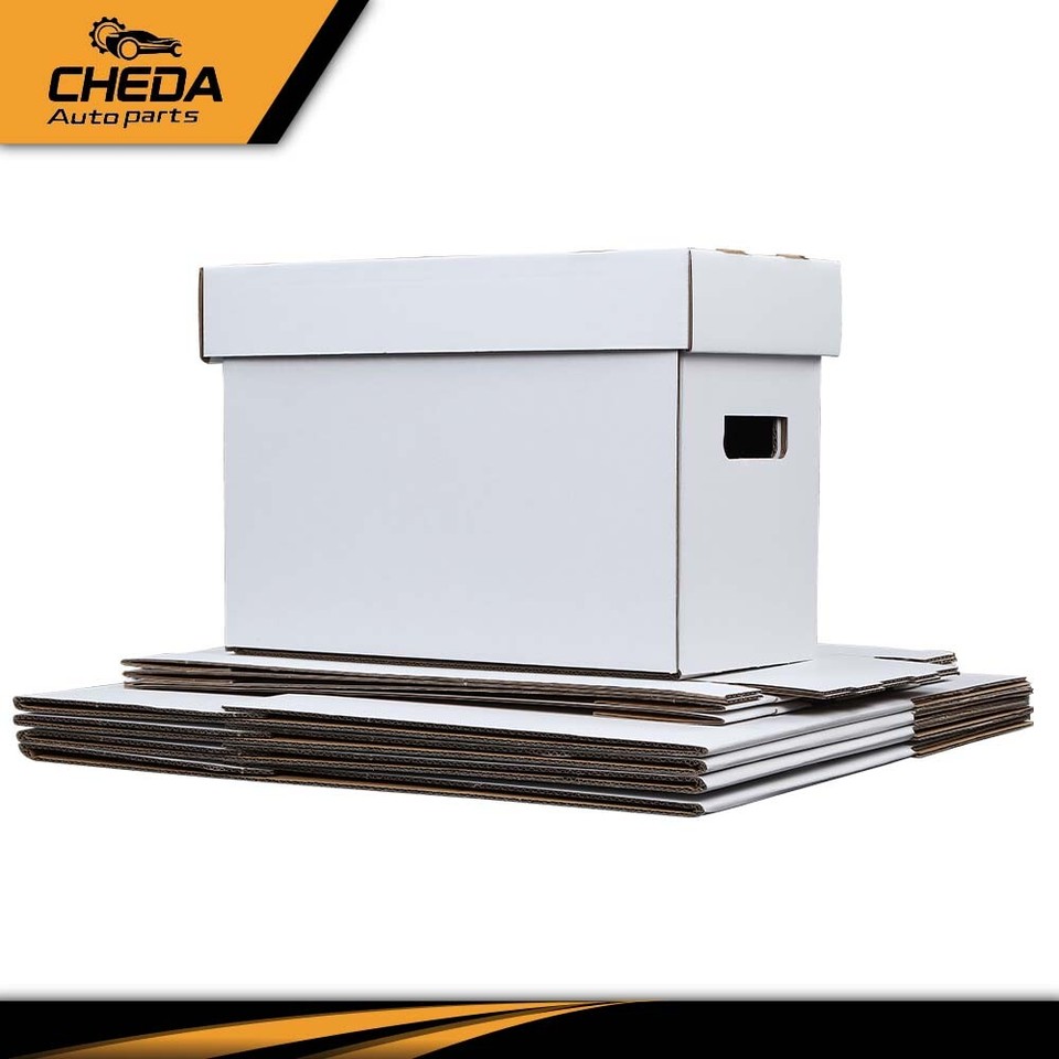 5 Pack Short Cardboard Comic Book Storage Box White - Holds 150-175 ...