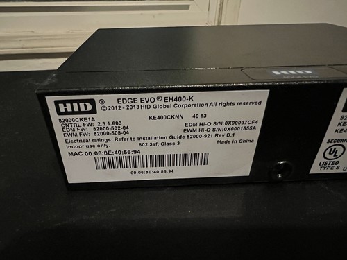 HID Edge EVO EH400-K Networked Controller 82000CKE1A | eBay