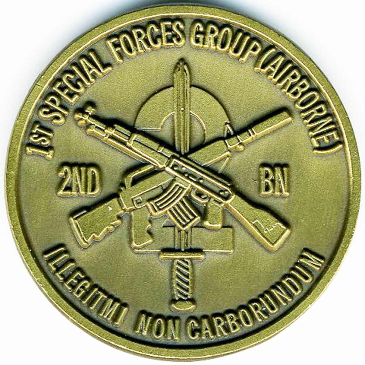Challenge Coin: 2nd Battalion 1st Special Forces Group Airborne ODA 151 ...