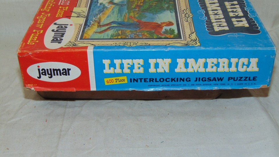 VINTAGE JAYMAR PUZZLE NO C7 LIFE IN AMERICA | eBay