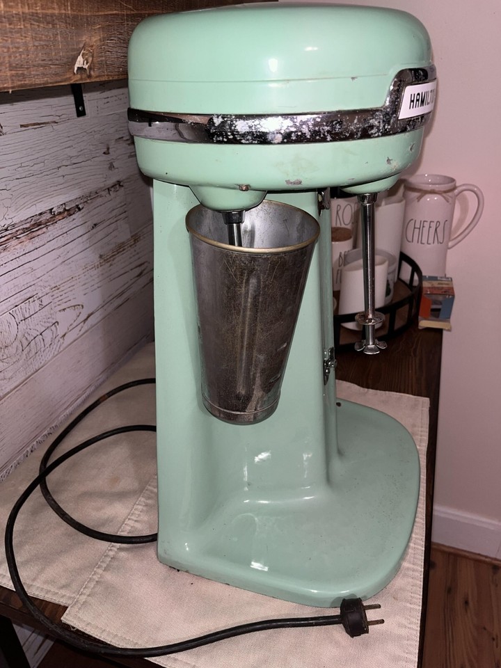 Vintage Hamilton Beach 40DM 3 Head Triple Malt Milkshake Mixer | eBay