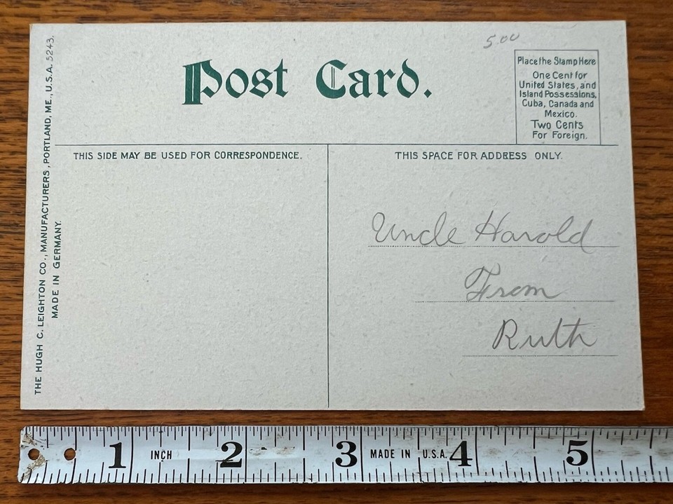 Antique Postcard Cherryfield Maine General View | eBay