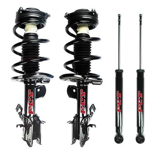 FCS Front Struts Coil Springs & Rear Shock Absorbers Kit For Nissan ...