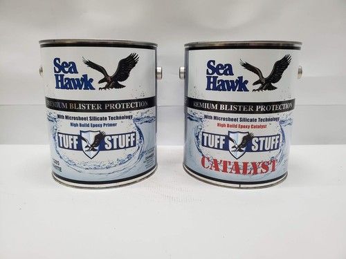 SeaHawk Tuff Stuff 1285 White Epoxy Primer And Catalyst 2 Gal Kit Boat ...