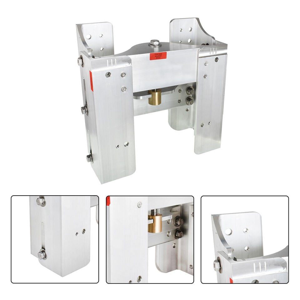 JPL4500 Adjustable 6" Outboard Boat Jack Plate High Strength polished ...