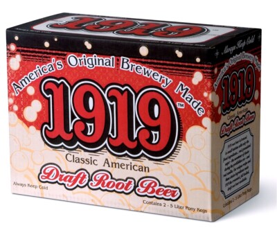 1919 Root Beer Mini Keg (Pack of 2) 1.32 Gallon Root Beer Soda 169.07oz ...