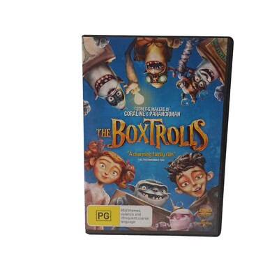 The Boxtrolls DVD Animation Fantasy Comedy Eggs Trolls Archibald ...