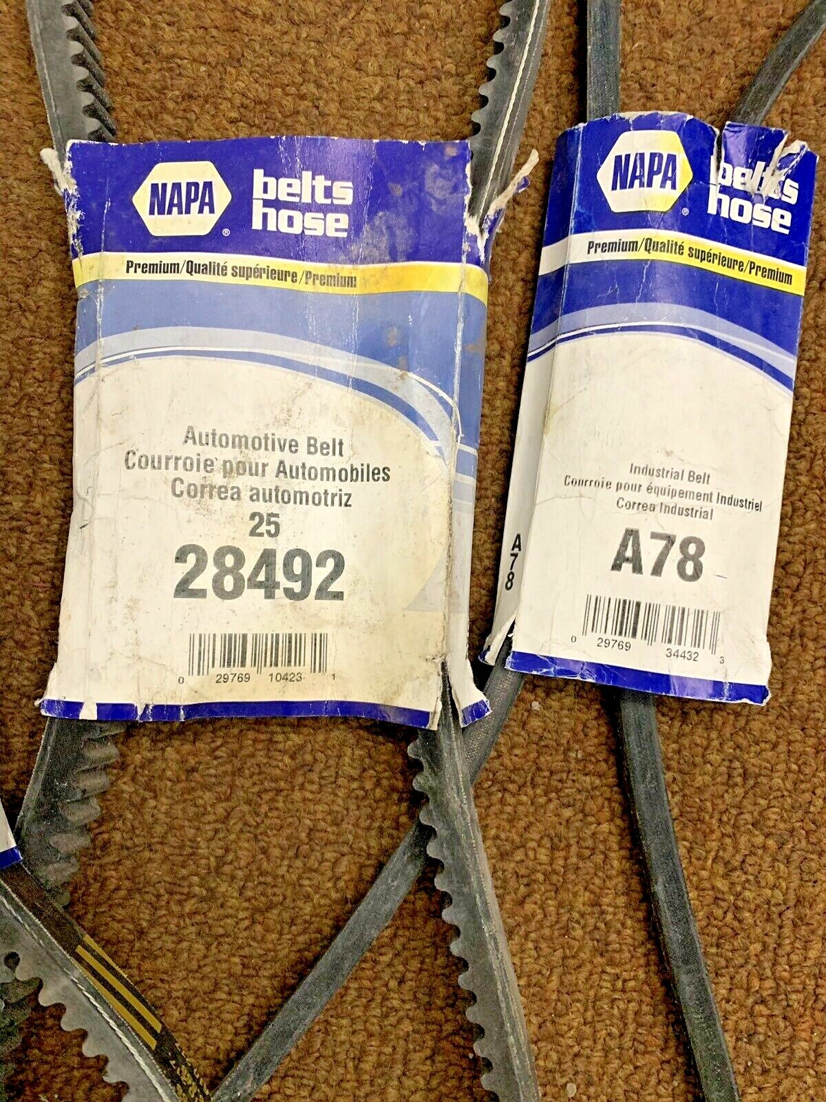 (K) NAPA Automotive Belt 28483 28492 Qty 4 | eBay