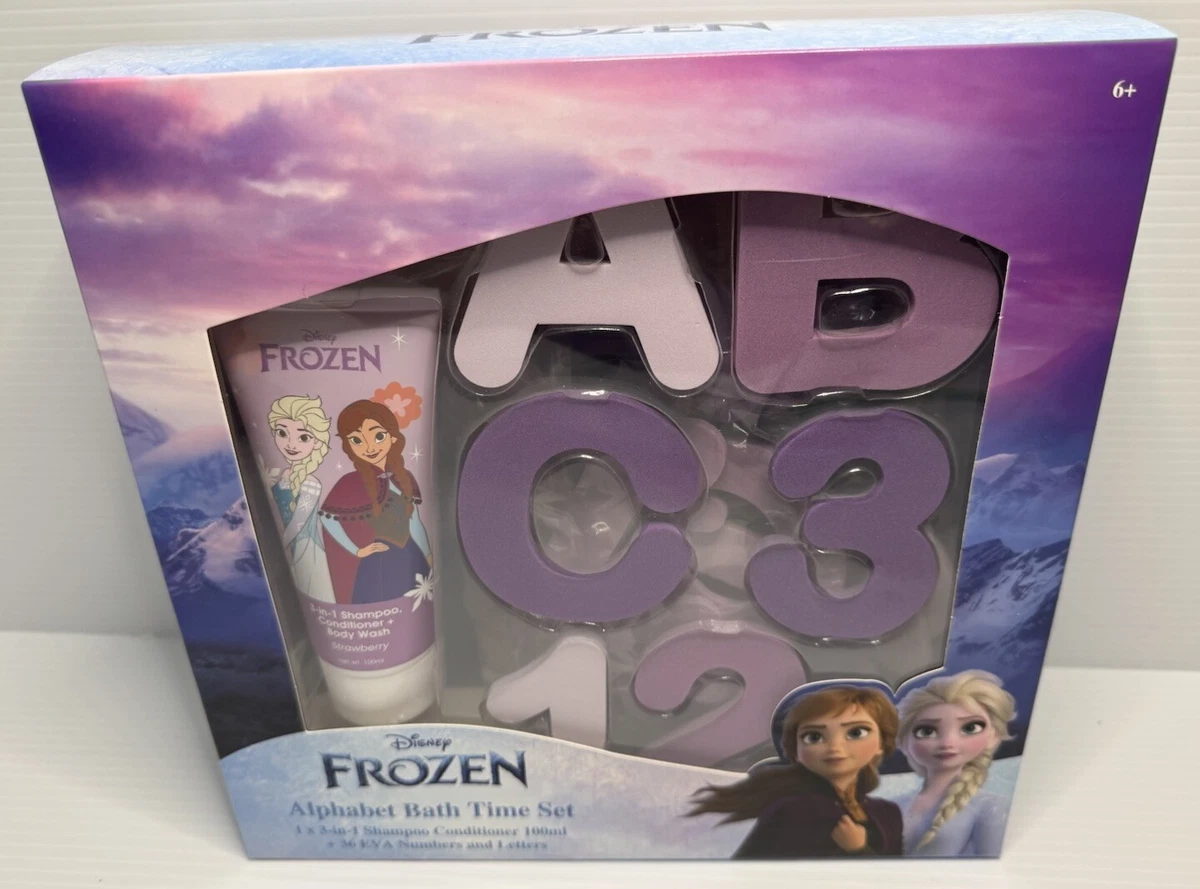 Frozen Alphabet Bath Time Set
