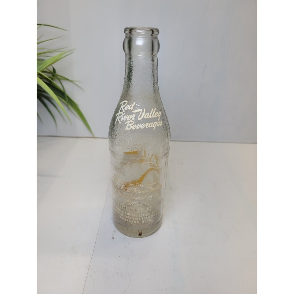 Vintage Soda Bottle Red River Valley Beverages Coca Cola Crookston MN ...