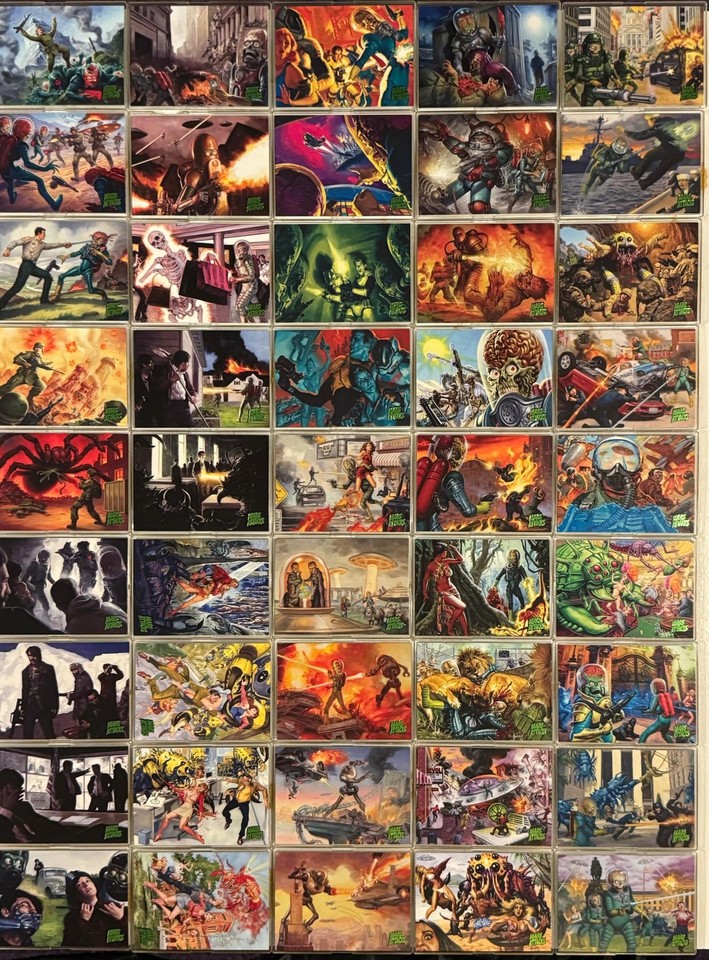 2013 Mars Attacks Invasion Base Trading Card Set 95 Cards Topps | eBay