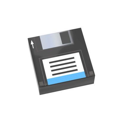 Floppy Disk (Black) - Desktop Computer - Minifig Accessory - Custom ...