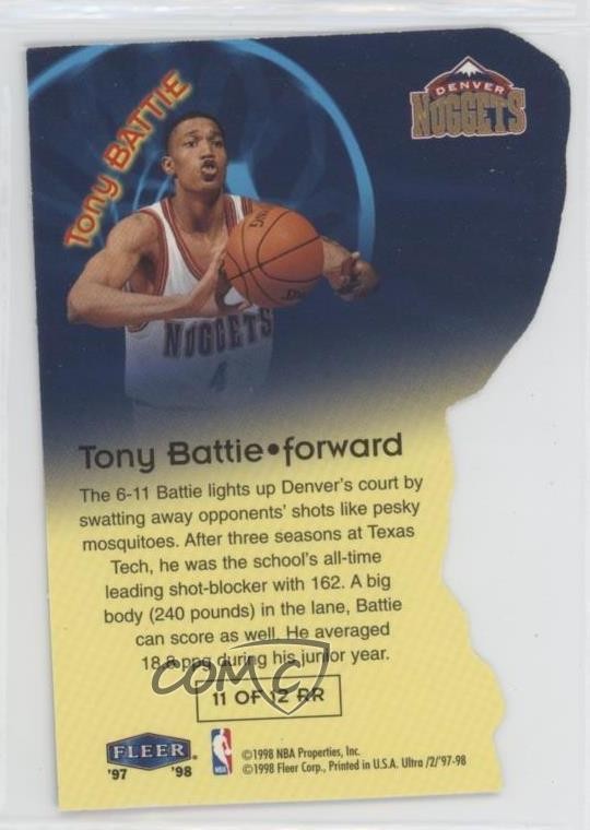 1997-98 Fleer Ultra Rim Rockers Tony Battie #11RR Rookie RC | eBay