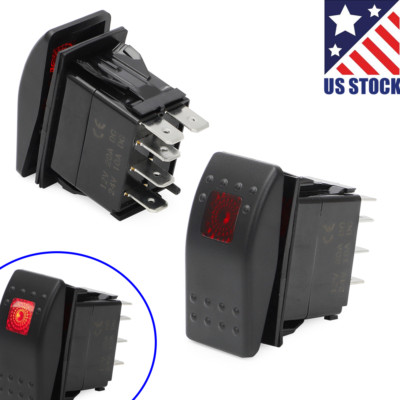 For Onan Cummins Replacement 308-1038 RV Rocker Start Stop Switch 5 Pin ...