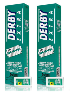 Derby Extra Standard Double Edge Safety Razor Blades, 200 Count | eBay