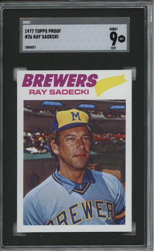 1977 Topps #26 Ray Sadecki 9 card progressive proof. 56a | eBay