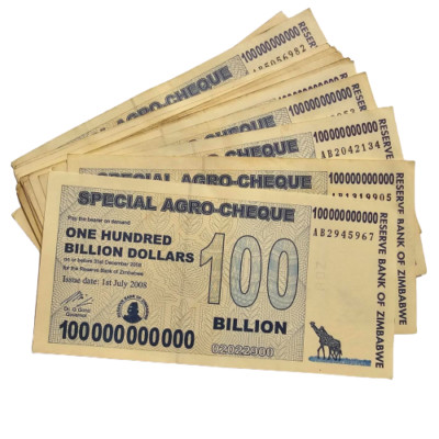 Zimbabwe 100 Billion Dollars Special Agro-Cheque 2008 EF/AU | eBay
