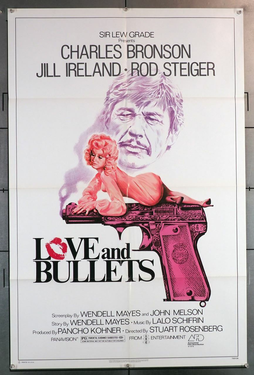 LOVE AND BULLETS (1979) 29573 Movie Poster Charles Bronson Jill Ireland ...