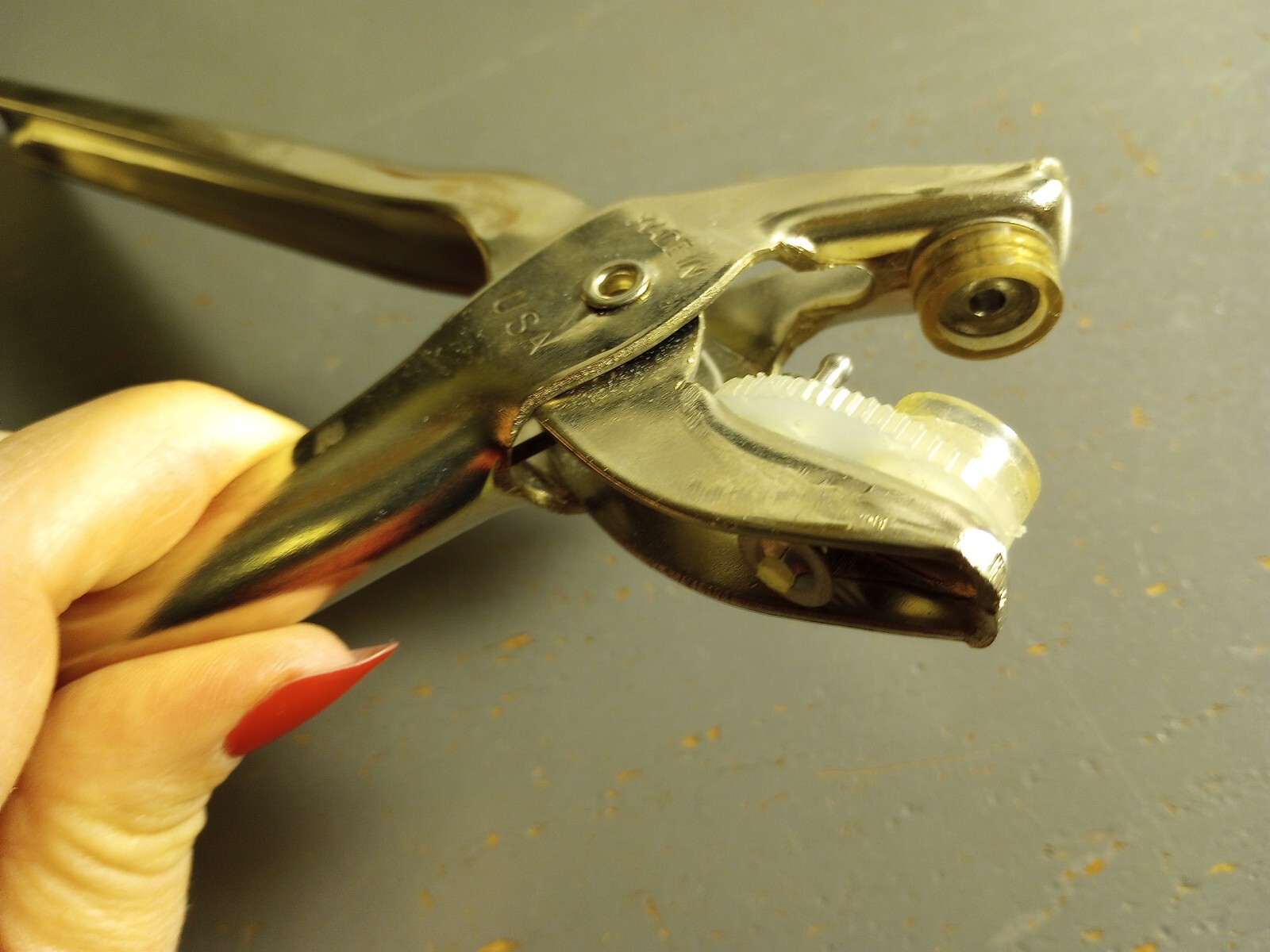 Vintage Scovill Snap & Eyelet Pliers Tool Only Sewing Notions Metal ...