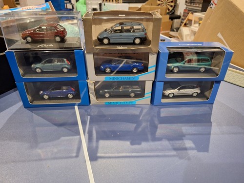 MINICHAMPS FORD JOB LOT - 1/43 Scale Dealer model cars boxed - see pics ...