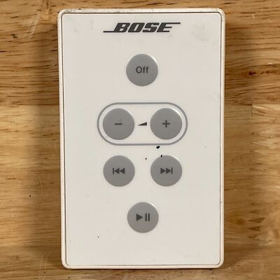Bose White 6-Button Digital Music System Remote Control For SoundDock ...