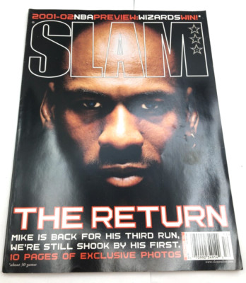 Slam Magazine The Return 2001-02 NBA Preview Wizards Win December '01 ...