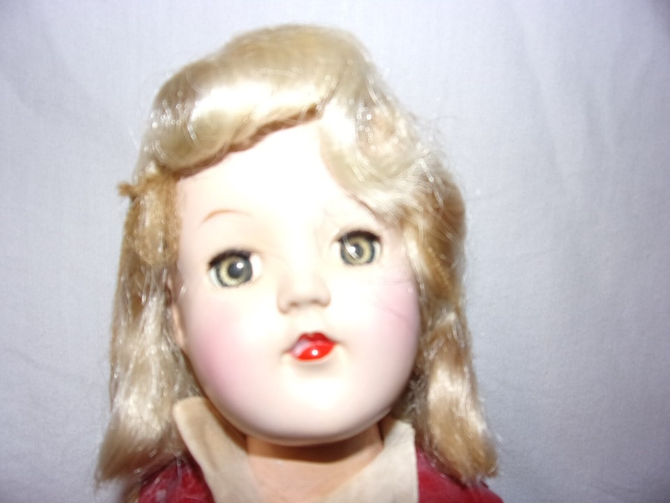 VINTAGE 14” 1950’s IDEAL TONI P-90 Cow Girl wth Gun DOLL --BEAUTIFUL ...