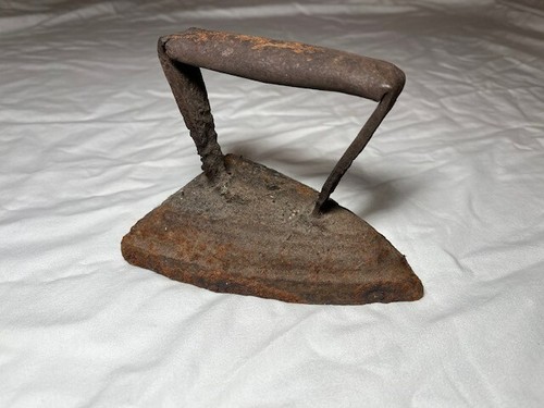 Antique Vintage Primitive Cast Iron Rustic Farmhouse SAD IRON | eBay
