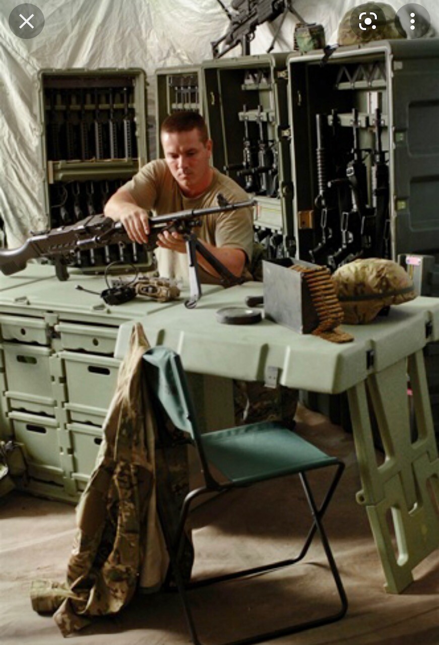 Pelican/Hardigg Military Mobile Office Field Desk OD Green "NEW" | eBay