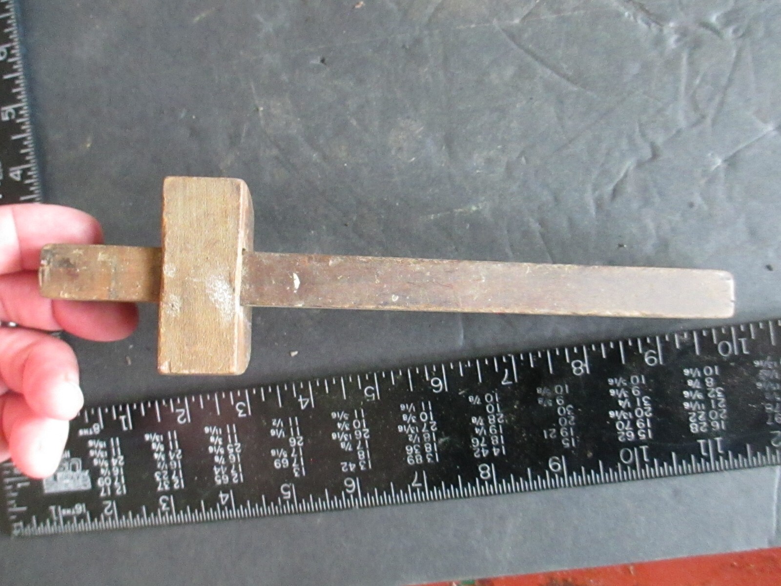Vintage edge scribe Wooden Marking Length Gauge Scribe C33 | eBay