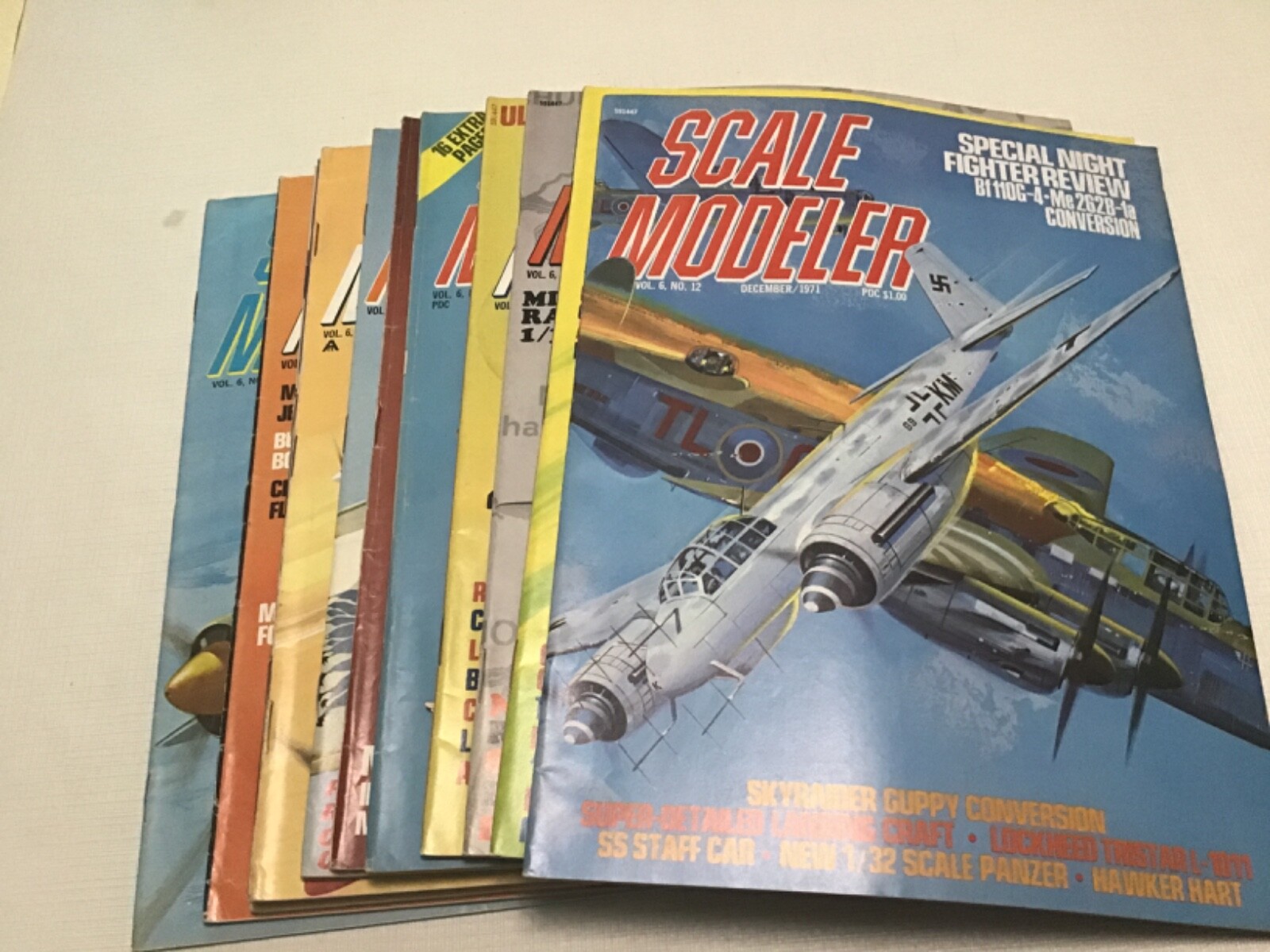 Scale Modeler Magazine Lot of 12 Magazines 1971 Complete | eBay