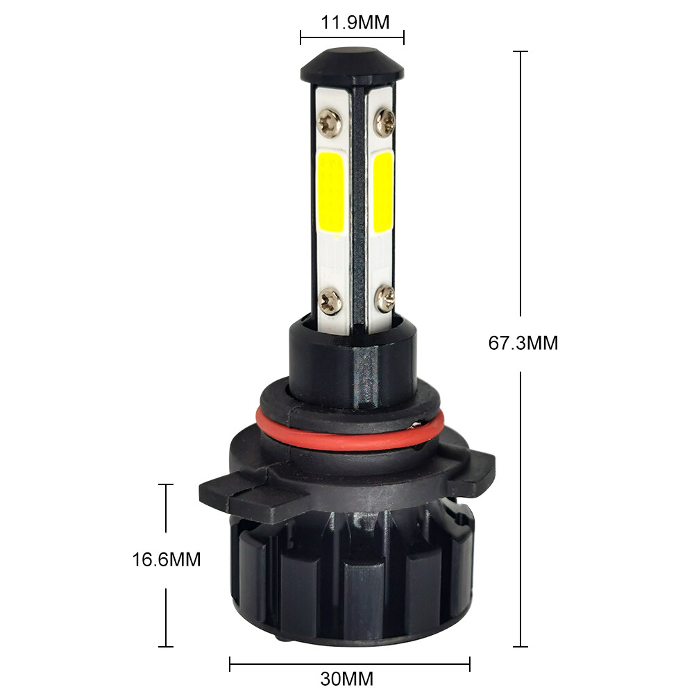 For Ford Edge 2011 2012 2013 2014 -2X 6000 LED Headlight Bulb High ...