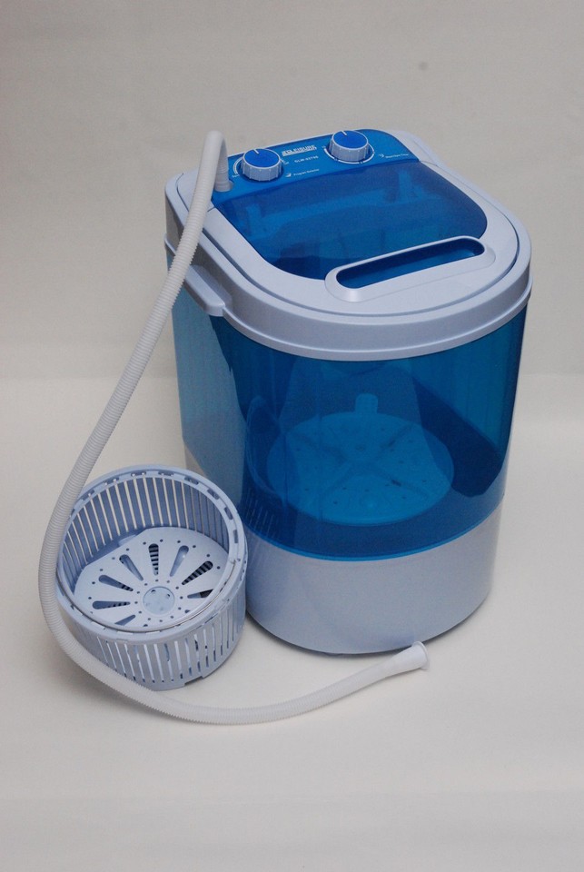 LEISURE DIRECT 230V MINI PORTABLE WASHING MACHINE FOR STUDENTS + SPIN ...