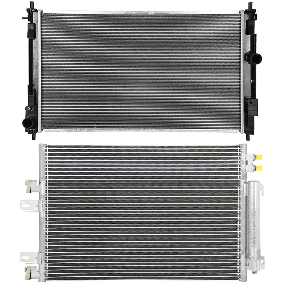 3982 2951 For 2012 Dodge Caliber 2.4L AC Condenser & Radiator Assembly ...