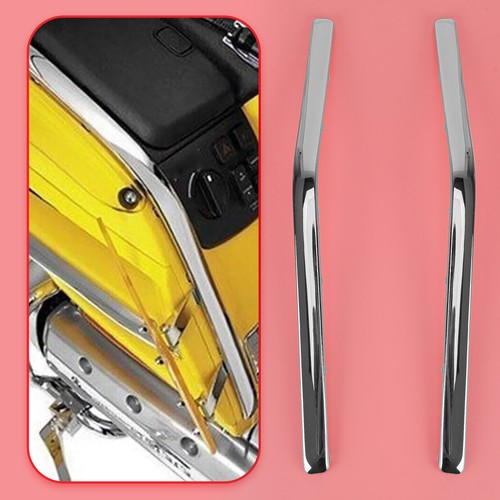 1pair Chrome Front Side Fairing Cowl Edge Trim Fit for Honda GL1800 ...