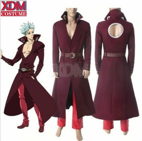 The Seven Deadly Sins Fox's Sin of Coat Pant Outfit Greed Ban Cosplay ...