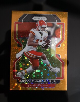 Mecole Hardman Jr. Orange Disco Prizm No Huddle 2021 Panini Prizm ...