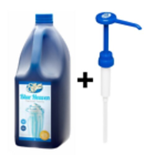 BLUE HEAVEN EDLYN FLAVOUR TOPPING SYRUP 3L Bottle Thick Shake + PUMP ...