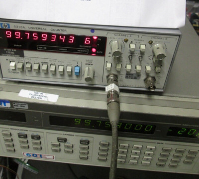 HP 5316A Universal Frequency Counter 100 MHz 25mV sensitivity 2 ch. | eBay