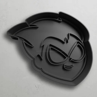 Teen Titan Robin Cookie Cutter & Embosser Fondant treat biscuit ...