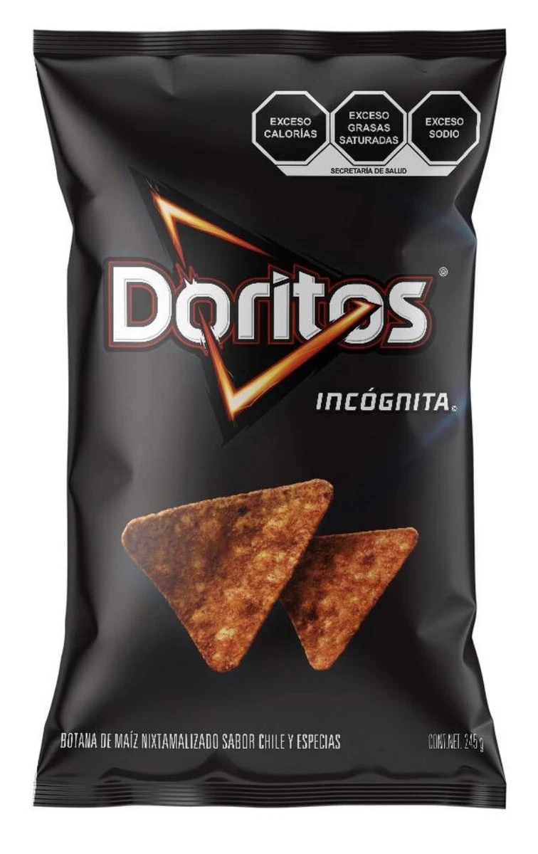 Doritos Incognita 61g Spicy Mexican Chips Sabritas, 55% OFF