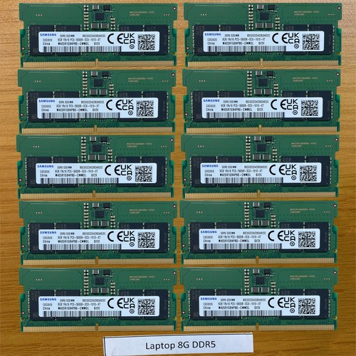 1000PCS 8GB DDR5 Laptop RAM Memory Mix Brands ,HP, DELL, Lenovo,ASUS ...
