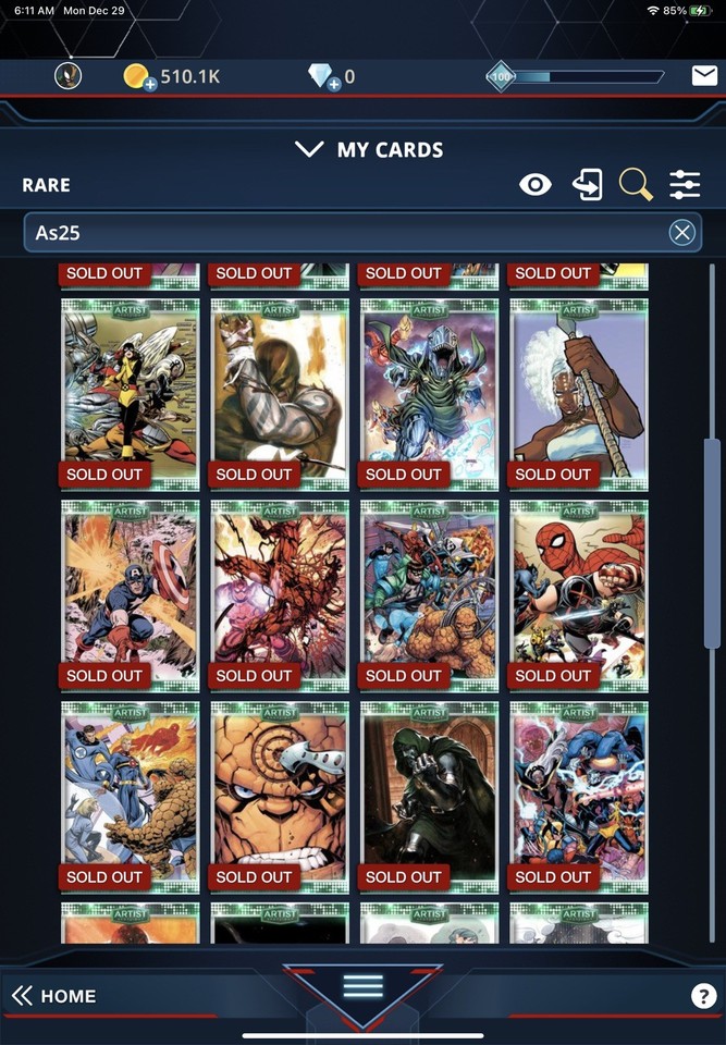 TOPPS MARVEL COLLECT LOT OF 42 ARTIST SPOTLIGHT 2025 RARE + AWARDS ...