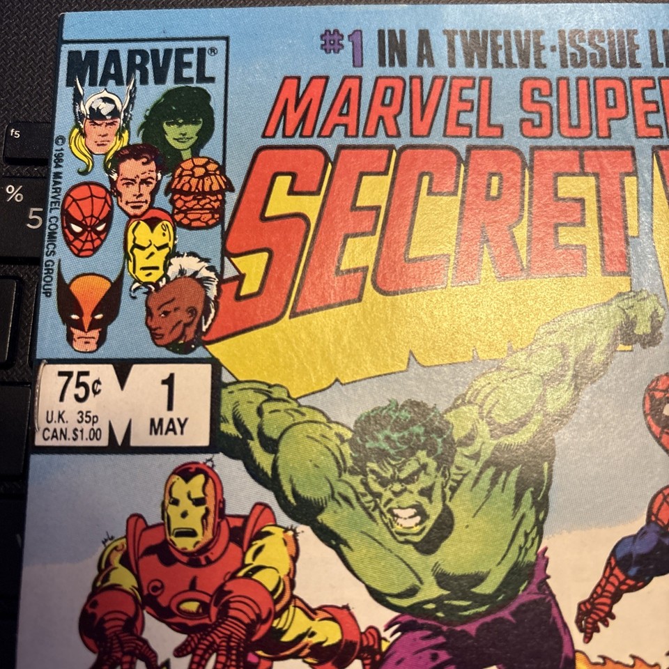 marvel super heroes secret wars 1 May 1984 Super high condition | eBay