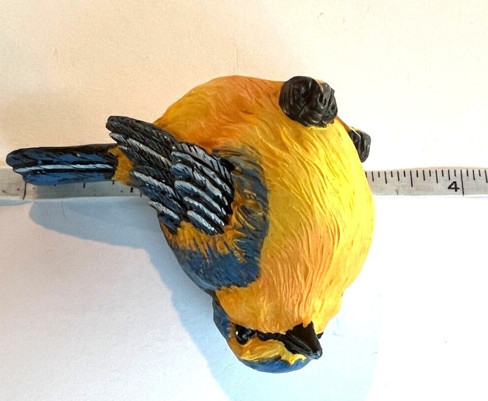 Ganz Bird Figurine Pick One Goldfinch/Warbler Bluebird or Robin 3"x2"x2 ...