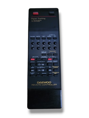 DAEWOO 97P1803700D DIGITAL TRACKING ALL-FUNCTION TV/VCR Remote Control ...