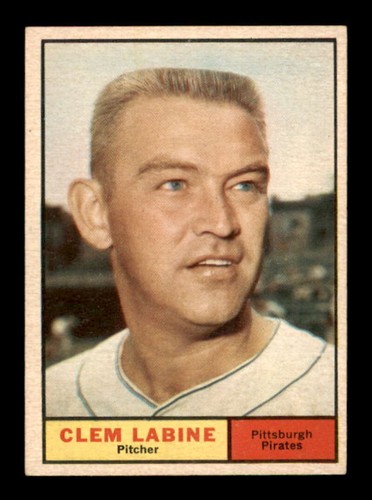 1961 Topps #22 Clem Labine VGEX Pirates 554066 | eBay