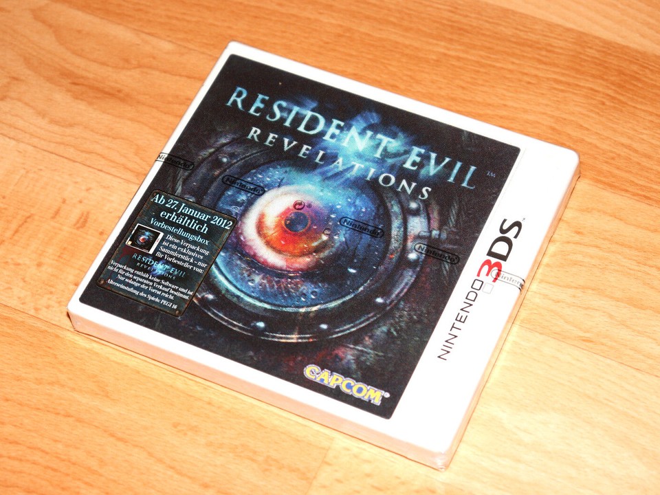 Resident evil Revelations Pre-order / Pre-sale Box collectible 3D Cover ...
