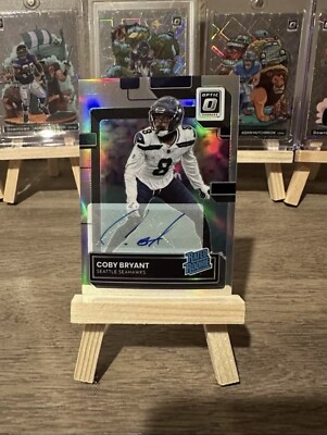 2022 Optic Coby Bryant Silver Holo Rated Rookie Auto /125 Seahawks | eBay